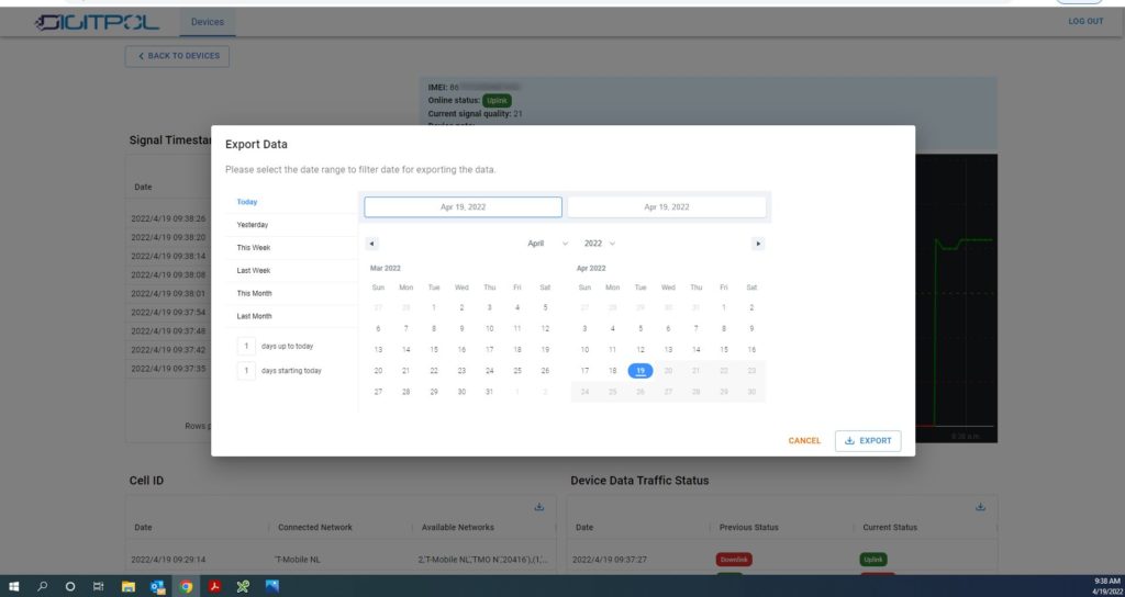 GSM Jammer Detector - Cloud based detection of Signal Jamming - DIGITPOL